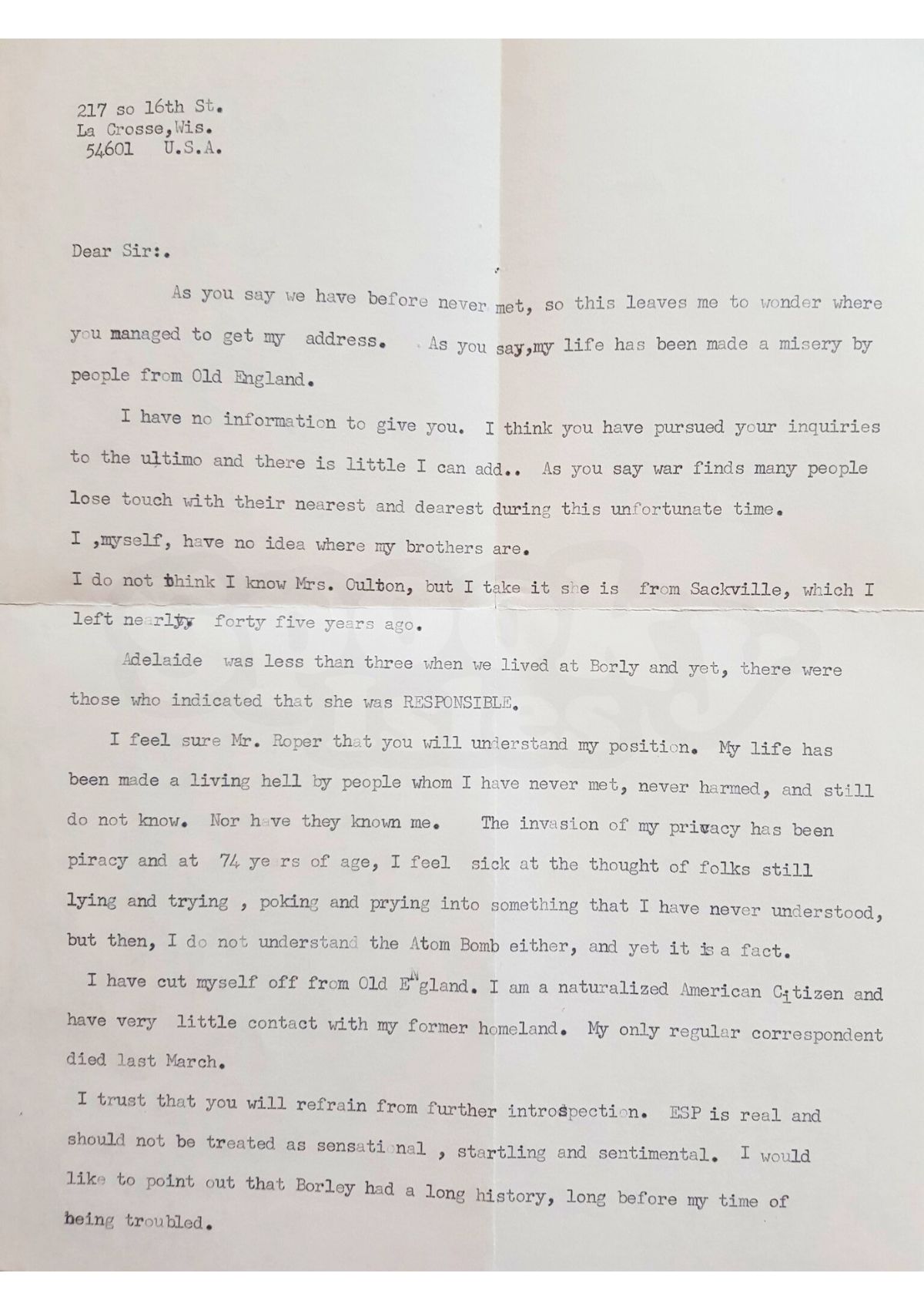 Borley Rectory Made My Life 'A Living Hell': Marianne Foyster | Spooky ...